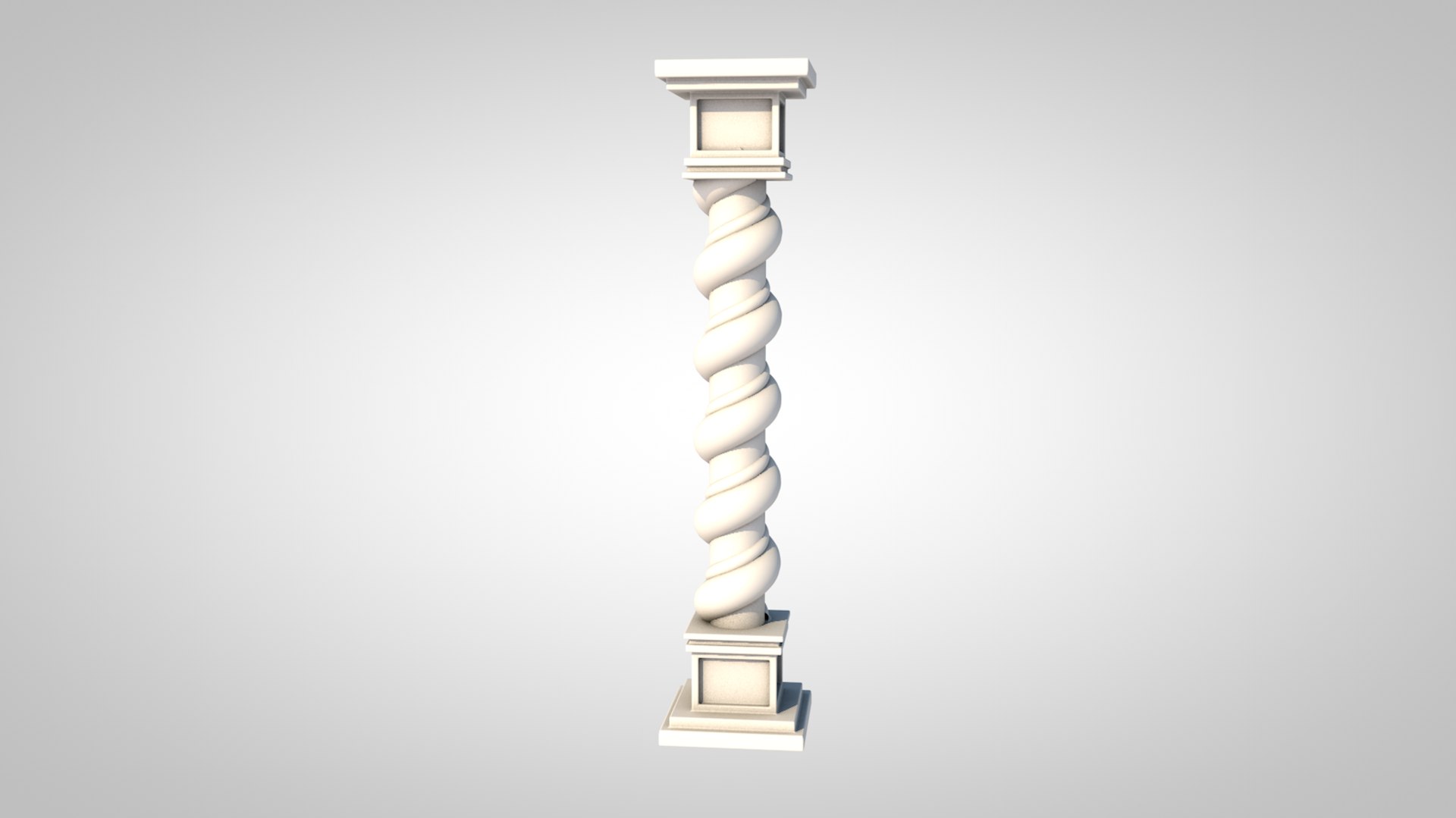 Column Classic Leaf 3D Model - TurboSquid 1386039