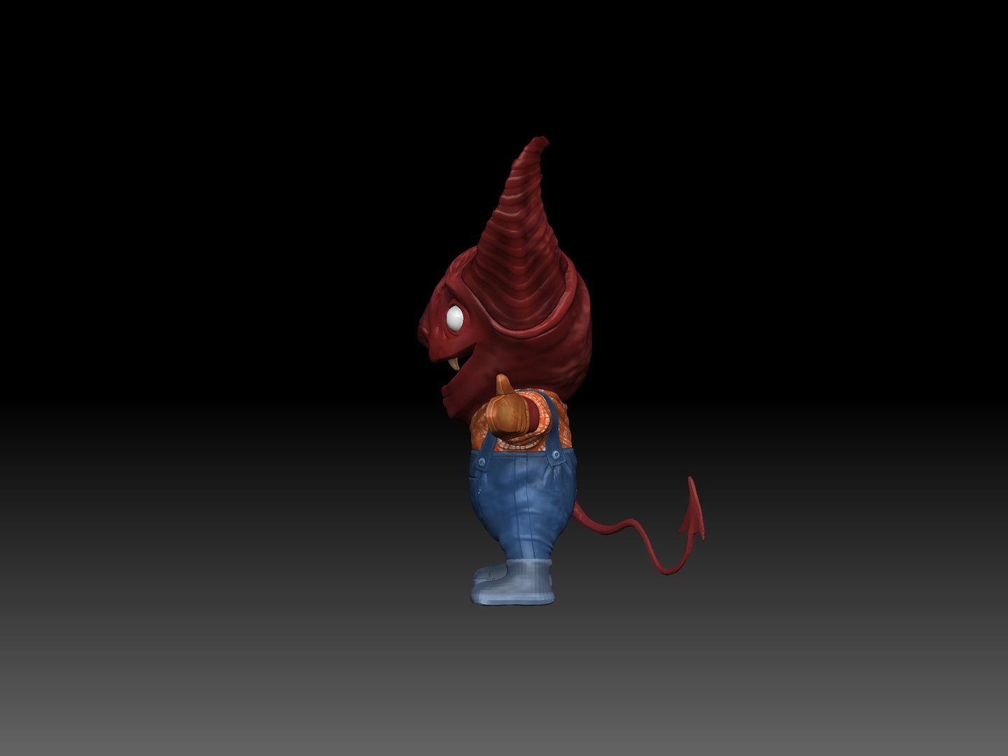 3D Cartoony Demon Character - TurboSquid 1744830