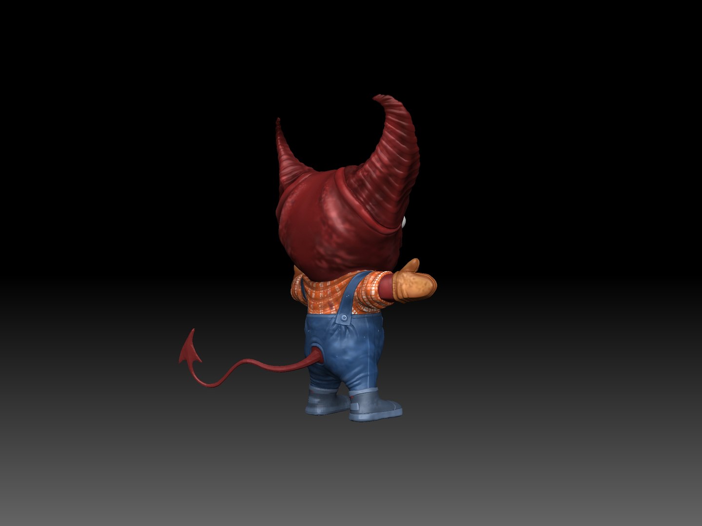 3D Cartoony Demon Character - TurboSquid 1744830