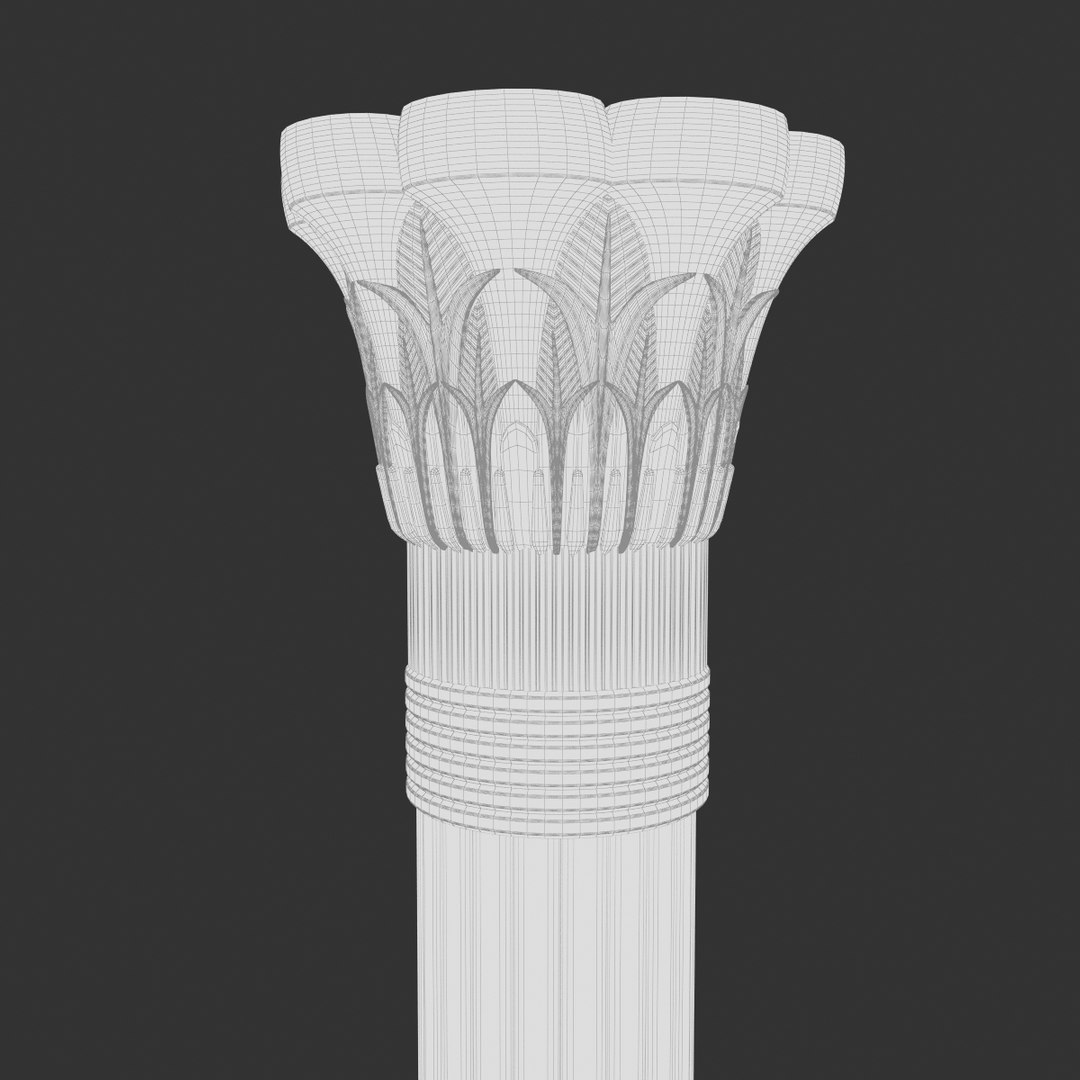 Modern Column 3d Max