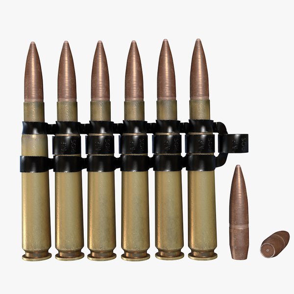 Munitionsgürtel M9 Link Bmg Cal.50 Catridge 3D-Modell - TurboSquid 1344845