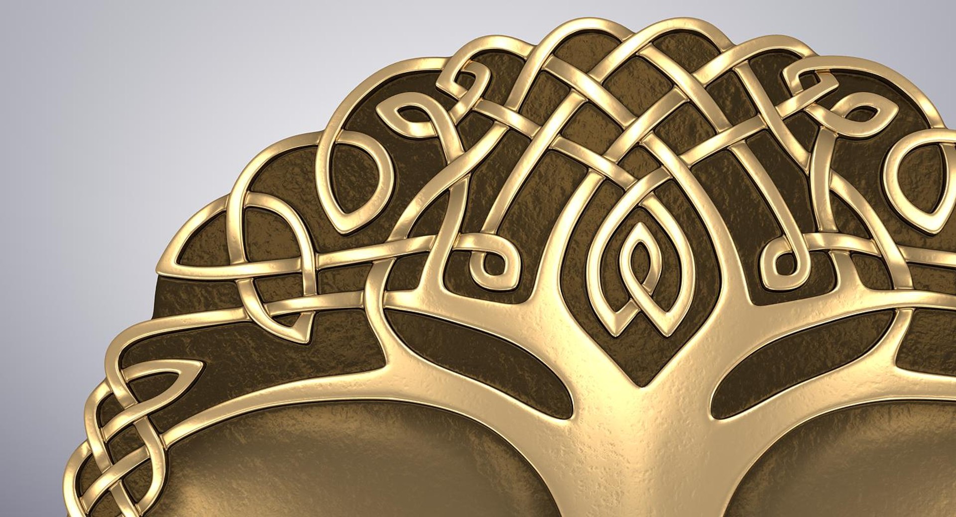 Celtic Ornament Tree - 3d Obj