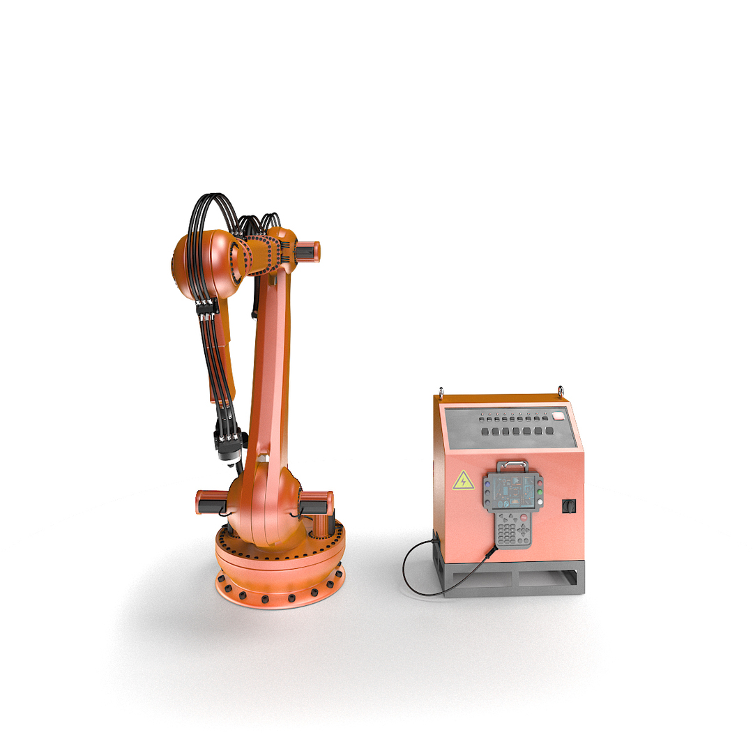 3D model industrial robot control block - TurboSquid 1415562
