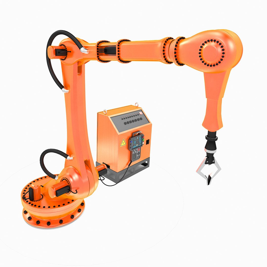 3D Model Industrial Robot Control Block - TurboSquid 1415562