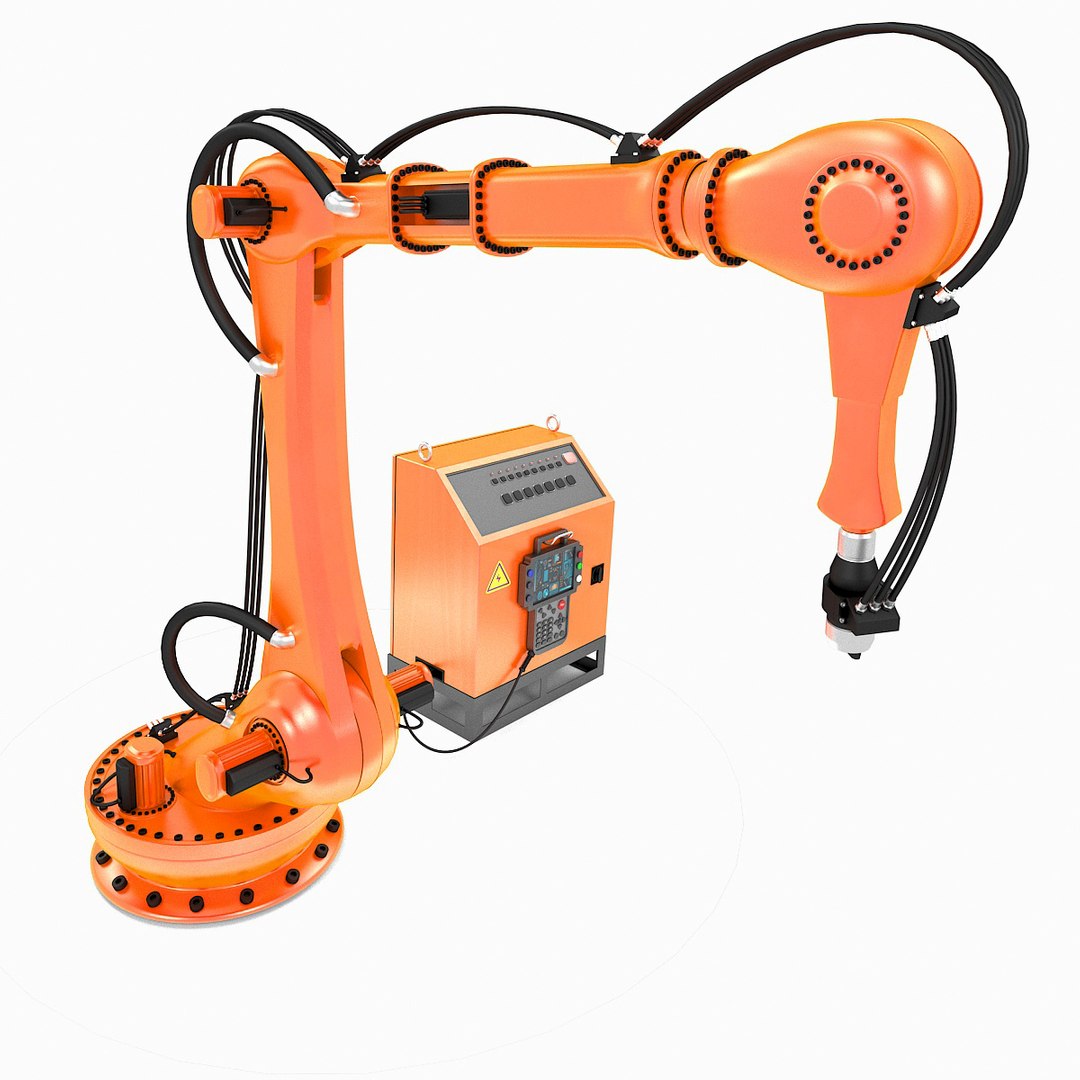 3D Model Industrial Robot Control Block - TurboSquid 1415562