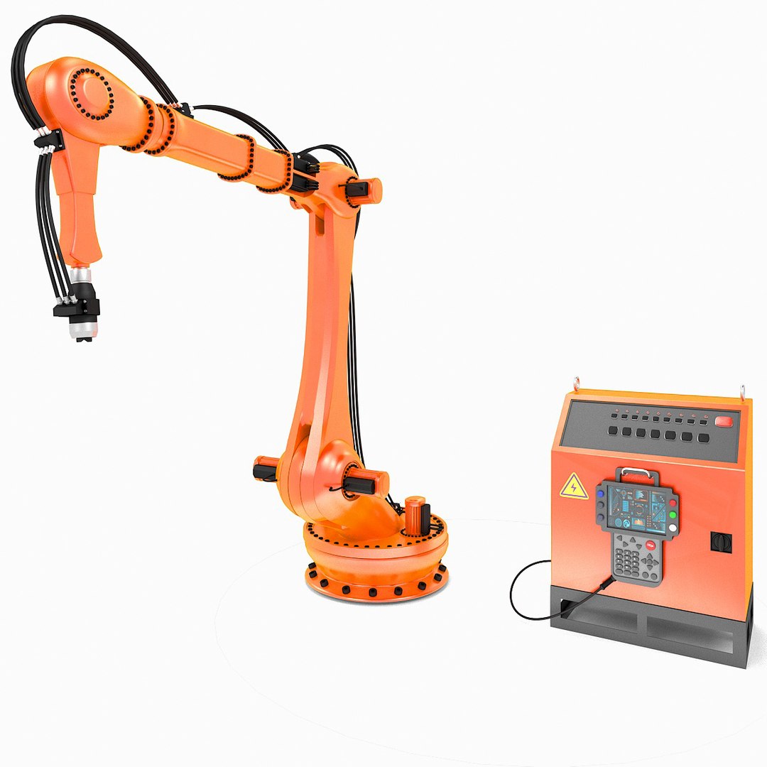 3D Model Industrial Robot Control Block - TurboSquid 1415562