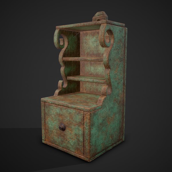 3D medieval style storage box - TurboSquid 1605084