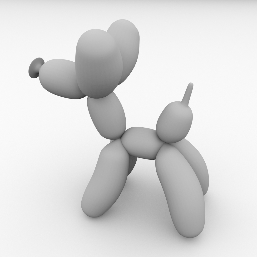 3d balloon poodle