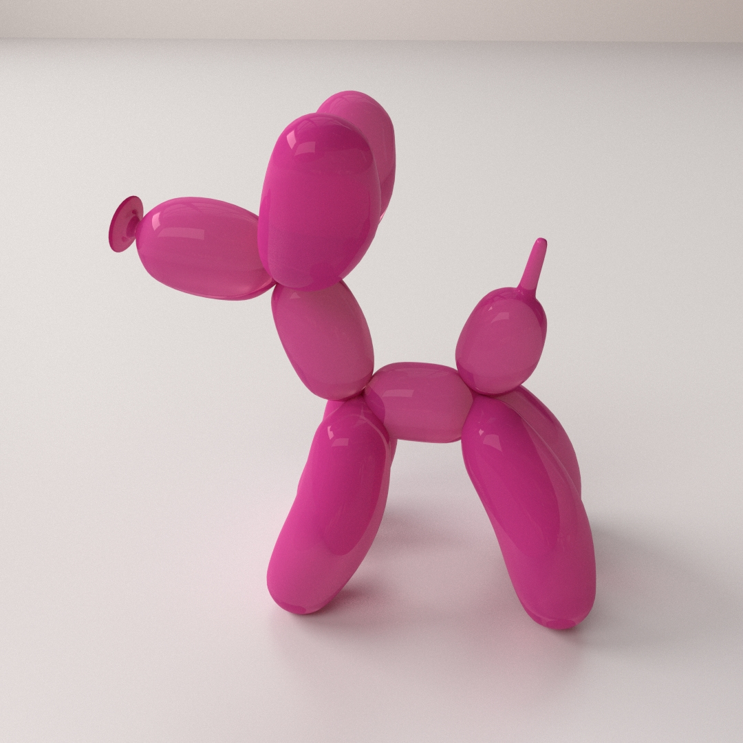 3d balloon poodle