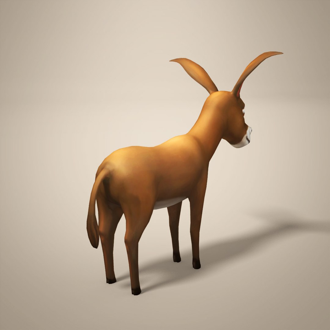 Donkey Model - TurboSquid 1236155