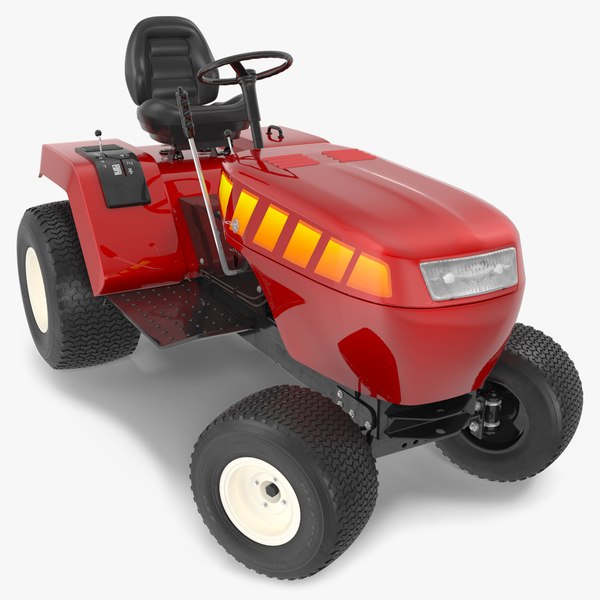 modelo 3d Mini tractor aparejado - TurboSquid 2132259