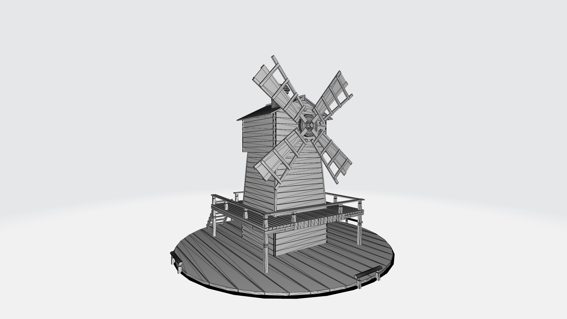 3D Architecture Windmill - TurboSquid 1692264