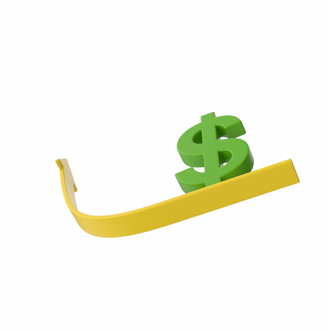 3D Rising Money Statistics - TurboSquid 2210496