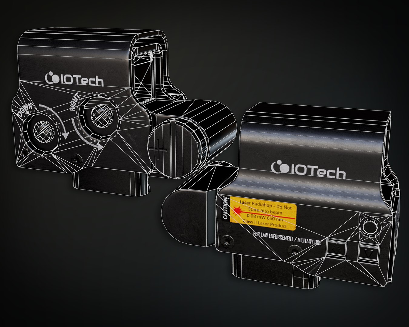 3D pbr vector submachine gun - TurboSquid 1370851