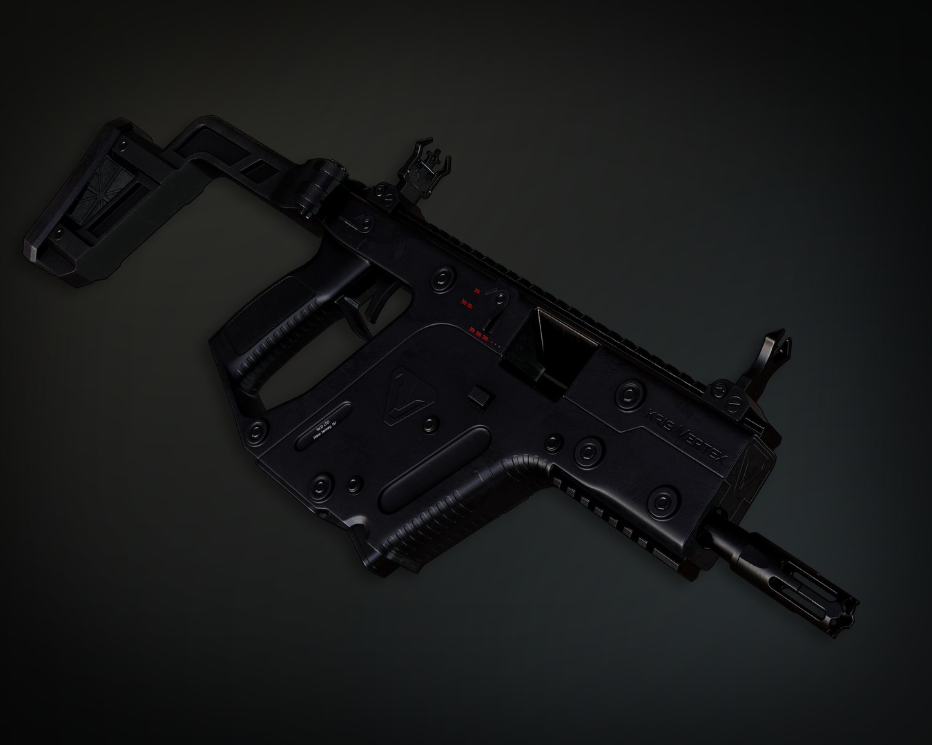 3D pbr vector submachine gun - TurboSquid 1370851