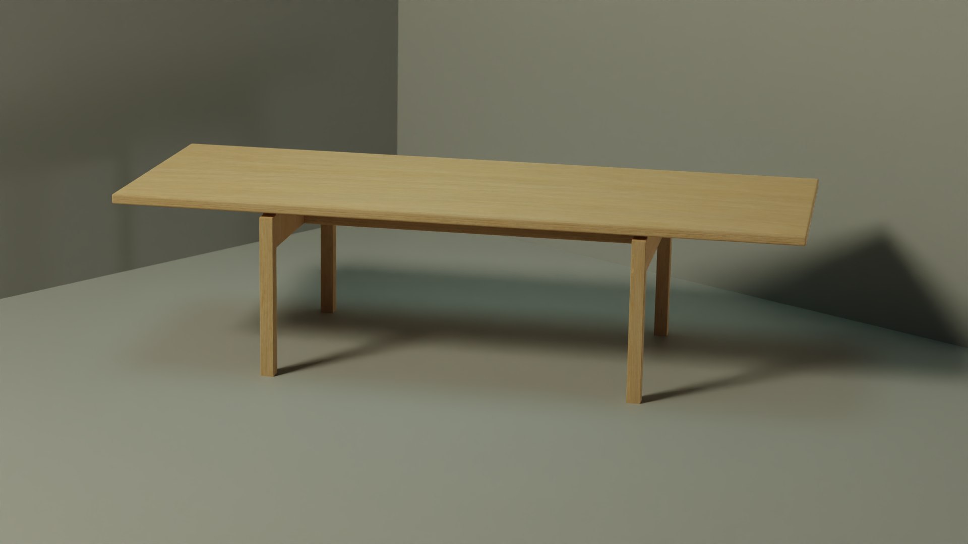 Stylised Wooden Table No 2 3D Model - TurboSquid 1867182