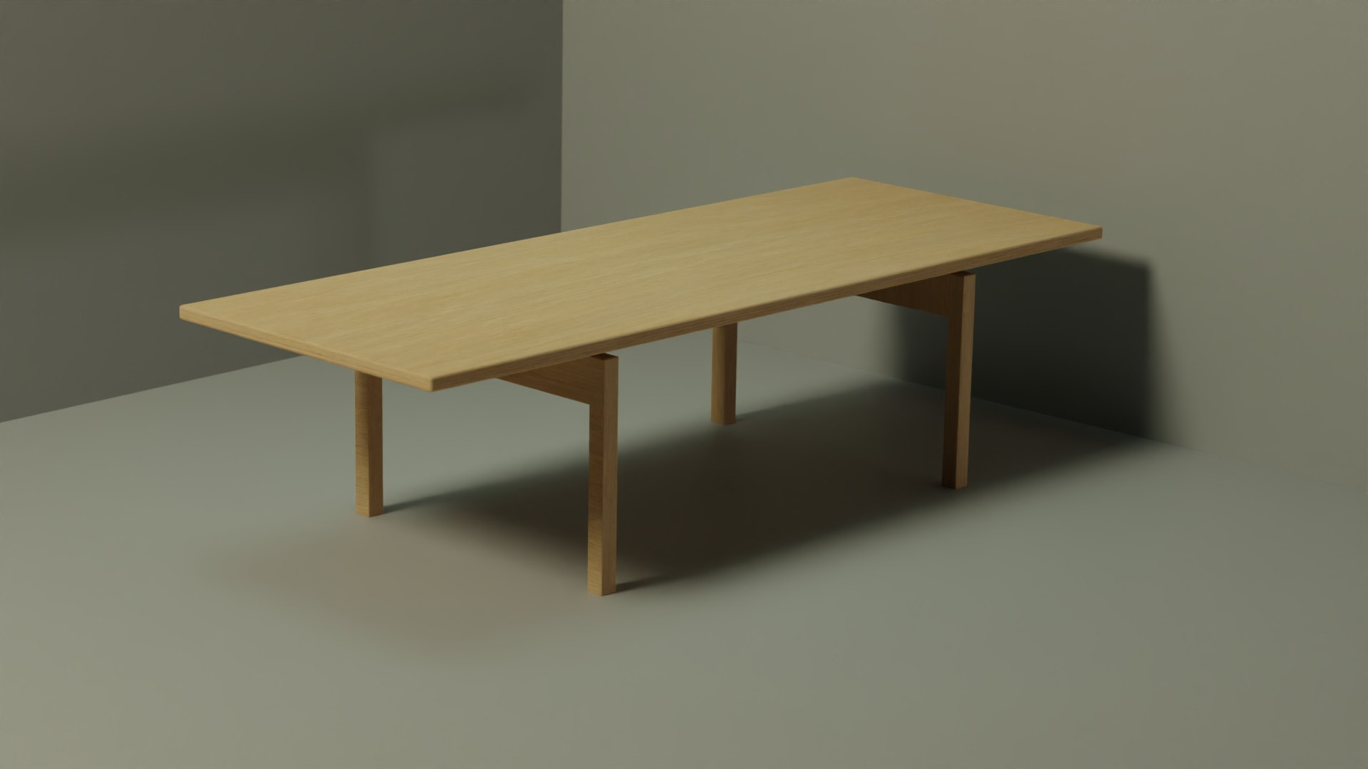 Stylised Wooden Table No 2 3D Model - TurboSquid 1867182