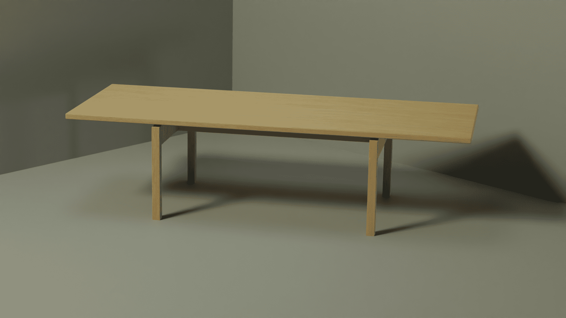 Stylised Wooden Table No 2 3D Model - TurboSquid 1867182