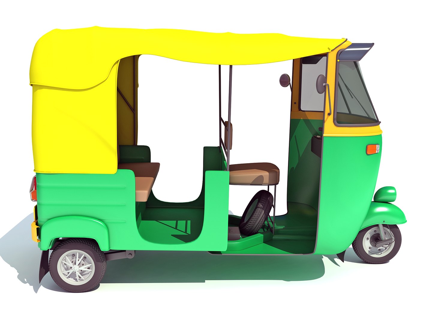 Auto Rickshaw 3D Model - TurboSquid 1444047