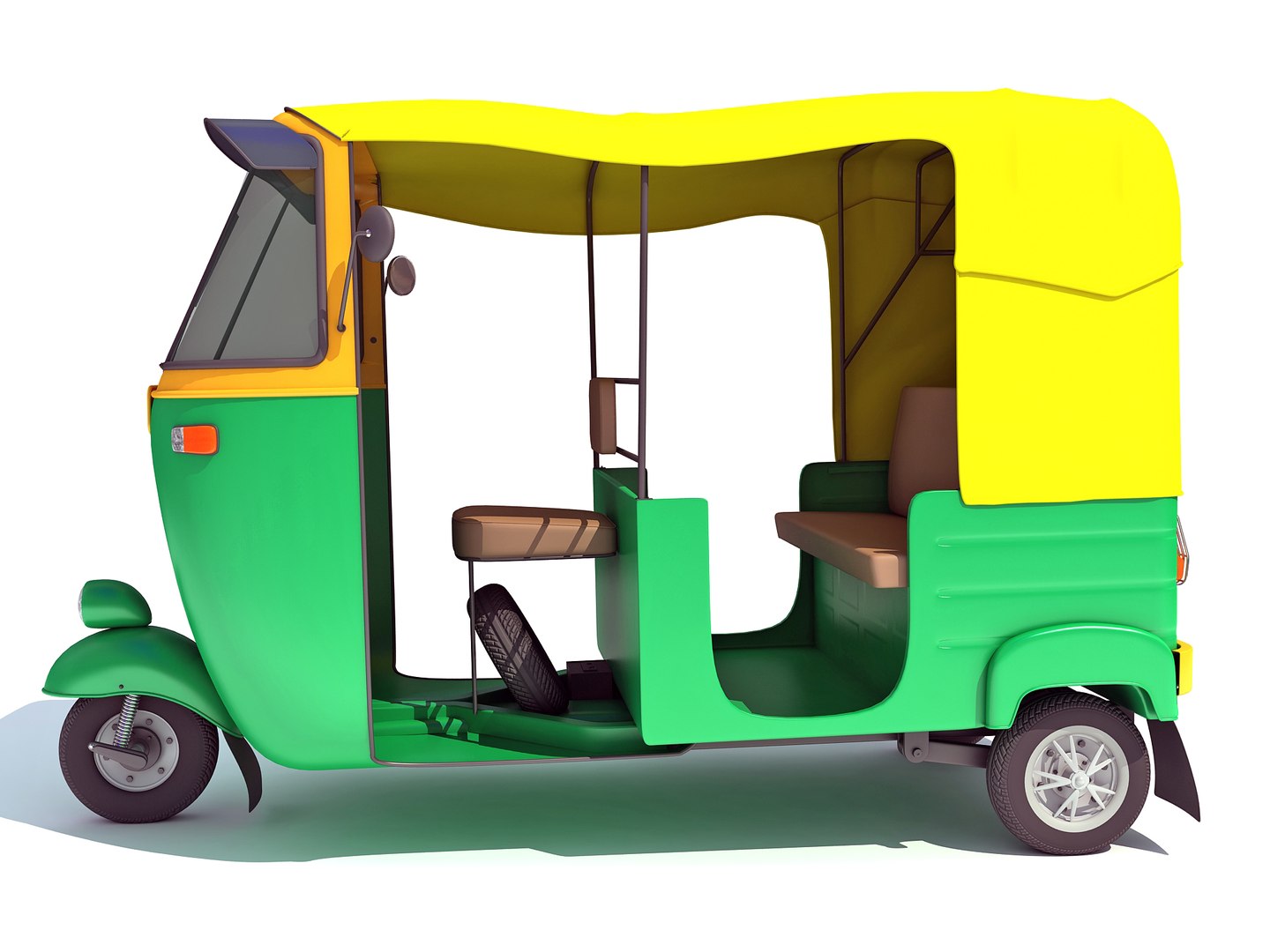 Auto Rickshaw 3D Model - TurboSquid 1444047