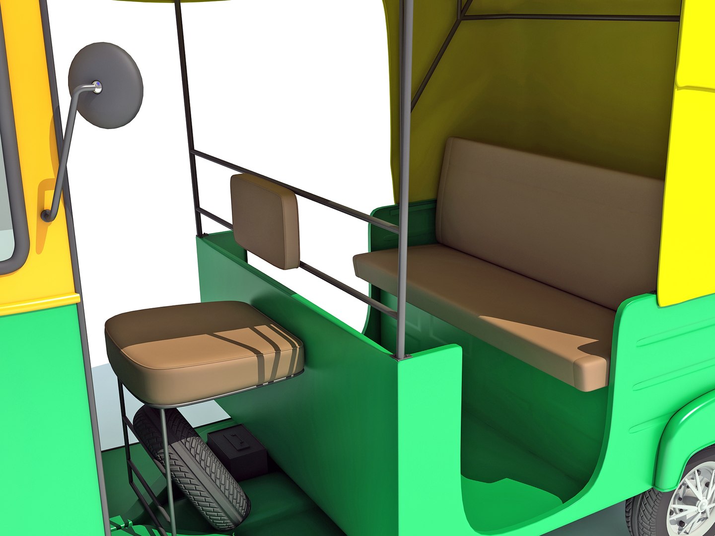 Auto Rickshaw 3D Model - TurboSquid 1444047
