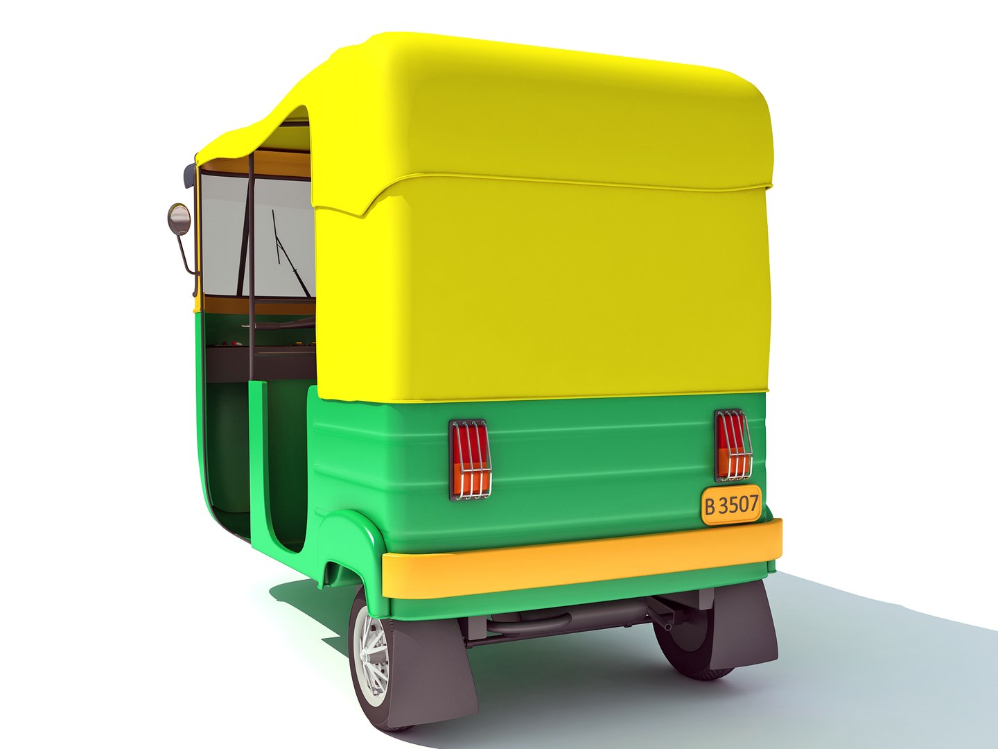 Auto Rickshaw 3D Model - TurboSquid 1444047