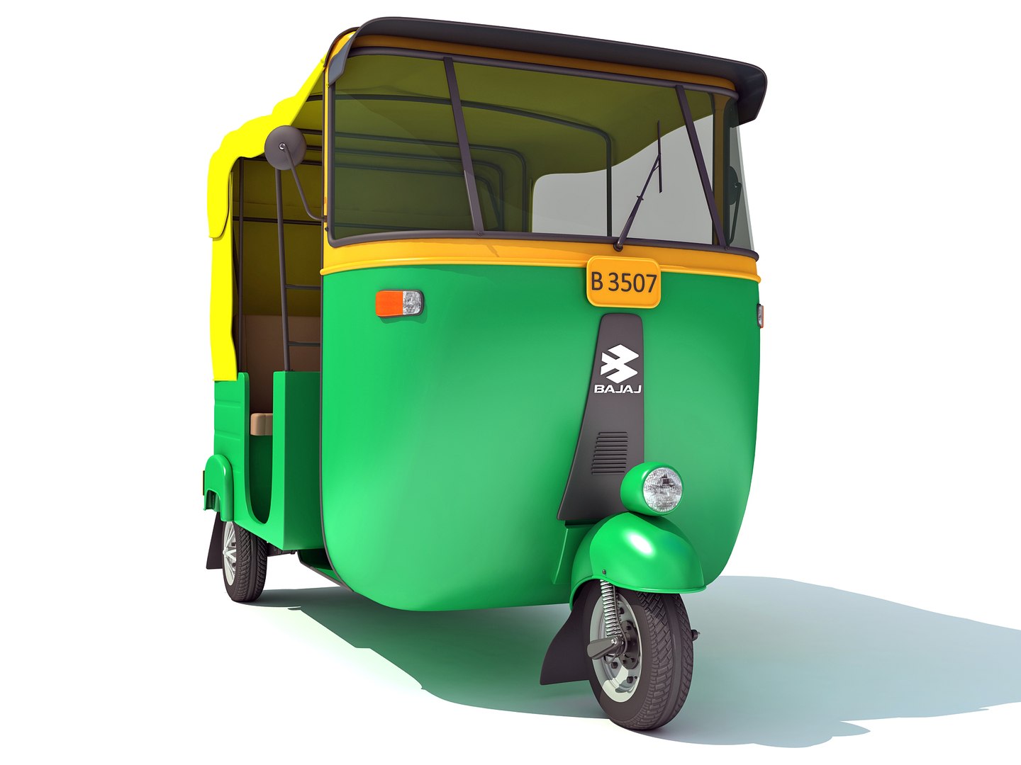 Auto Rickshaw 3D Model - TurboSquid 1444047