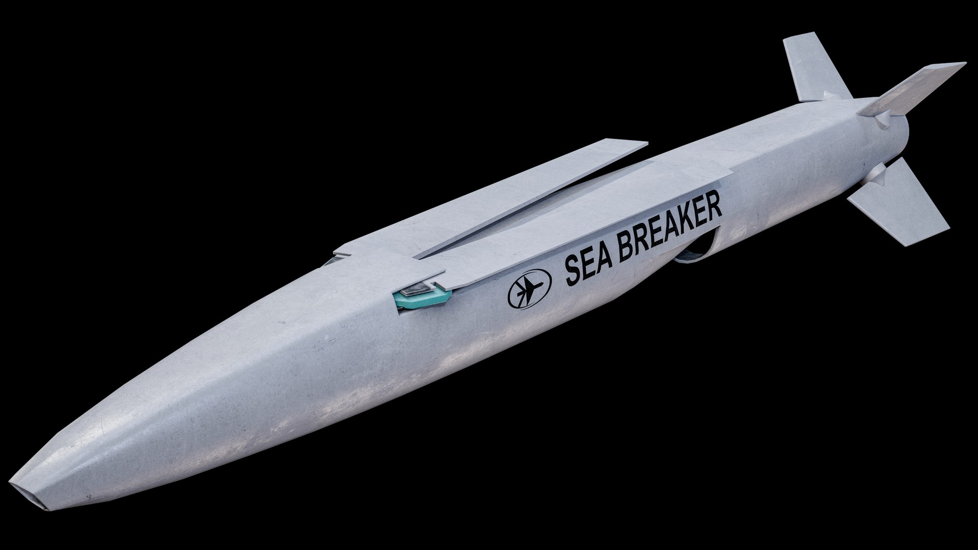 3D Sea Breaker Missile PBR Model - TurboSquid 2307679