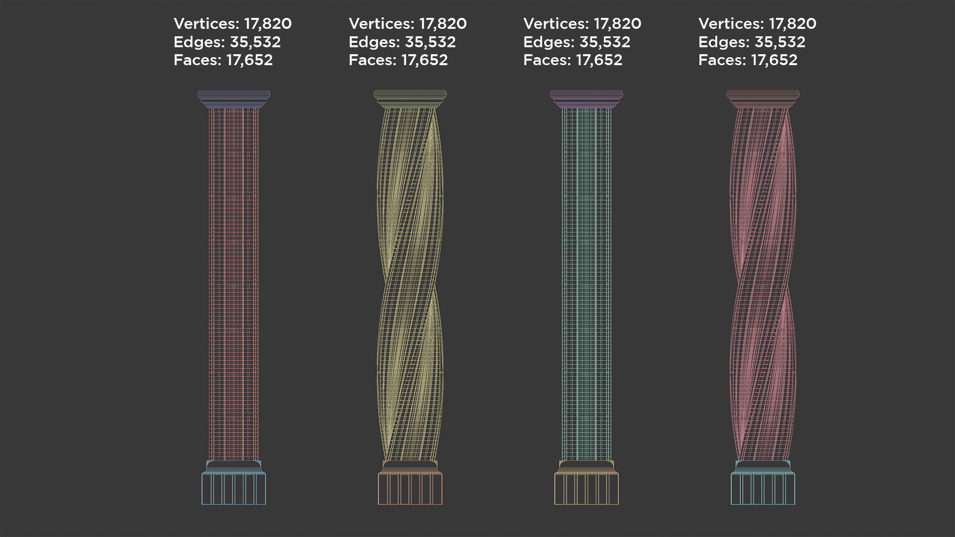 3D Model Ancient Columns - TurboSquid 2308746