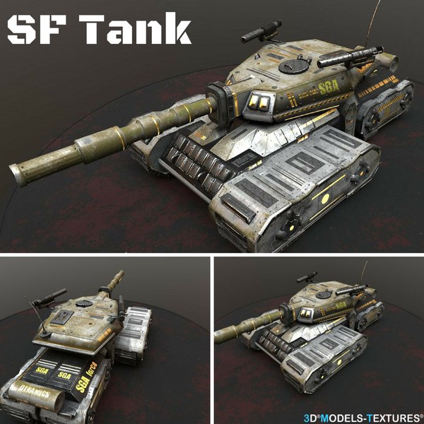 Science Fiction Tank 3D Models for Download | TurboSquid