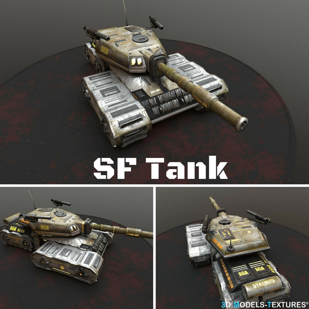 Tank 3D Model - TurboSquid 1210922
