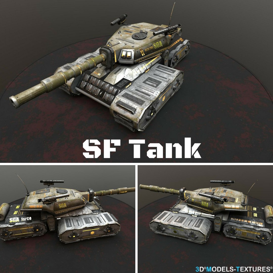 Tank 3D Model - TurboSquid 1210922