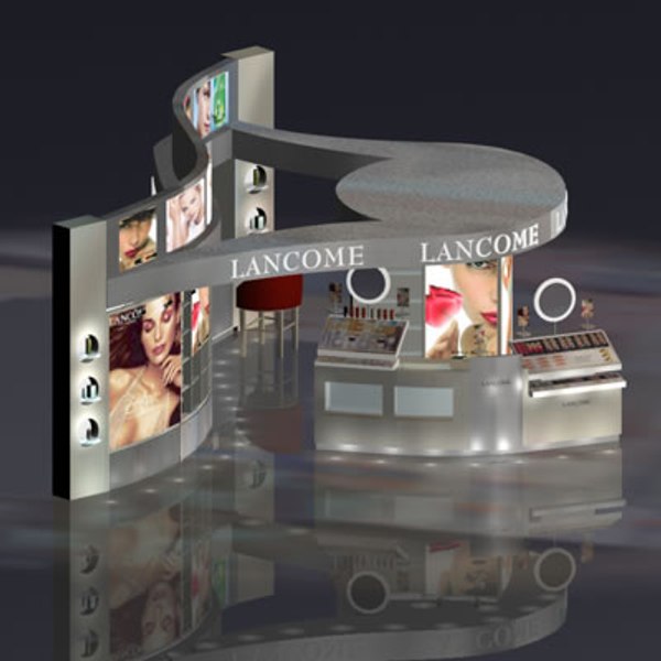 max loreal lancome stand