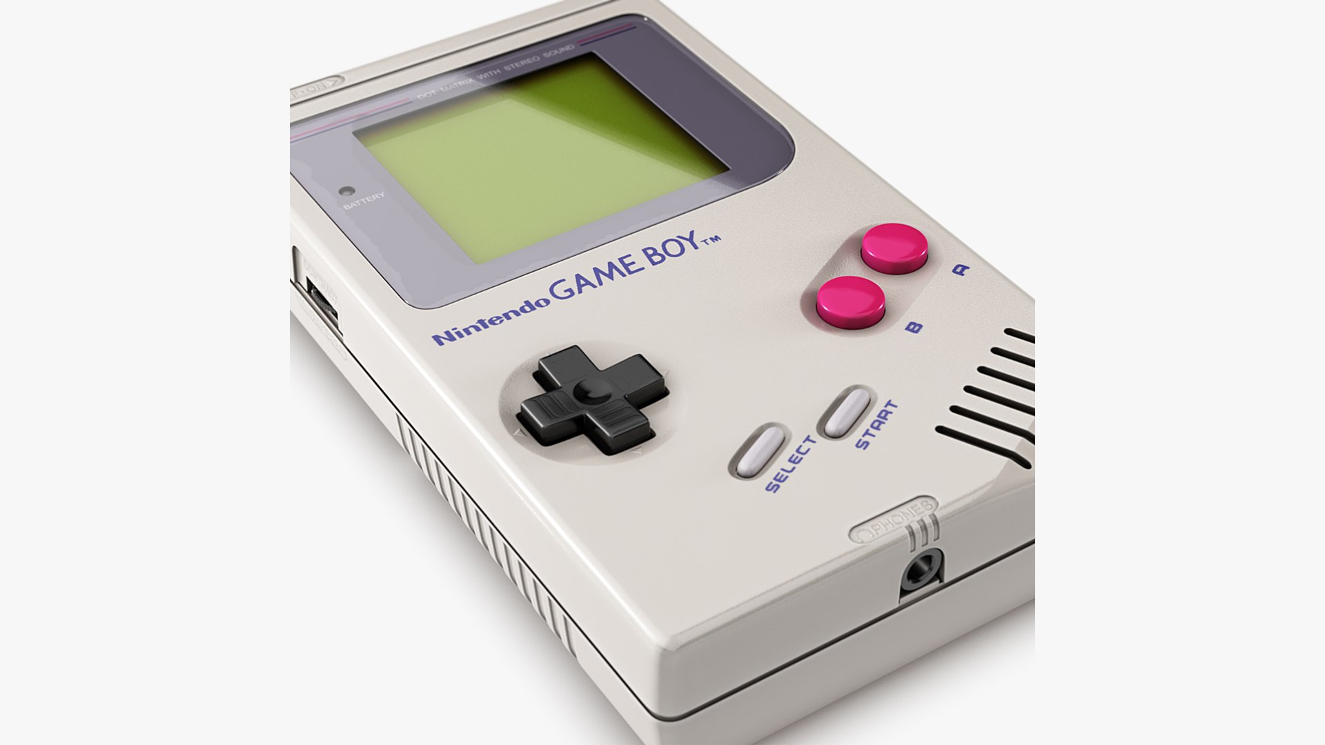 Nintendo Gameboy 3d Model
