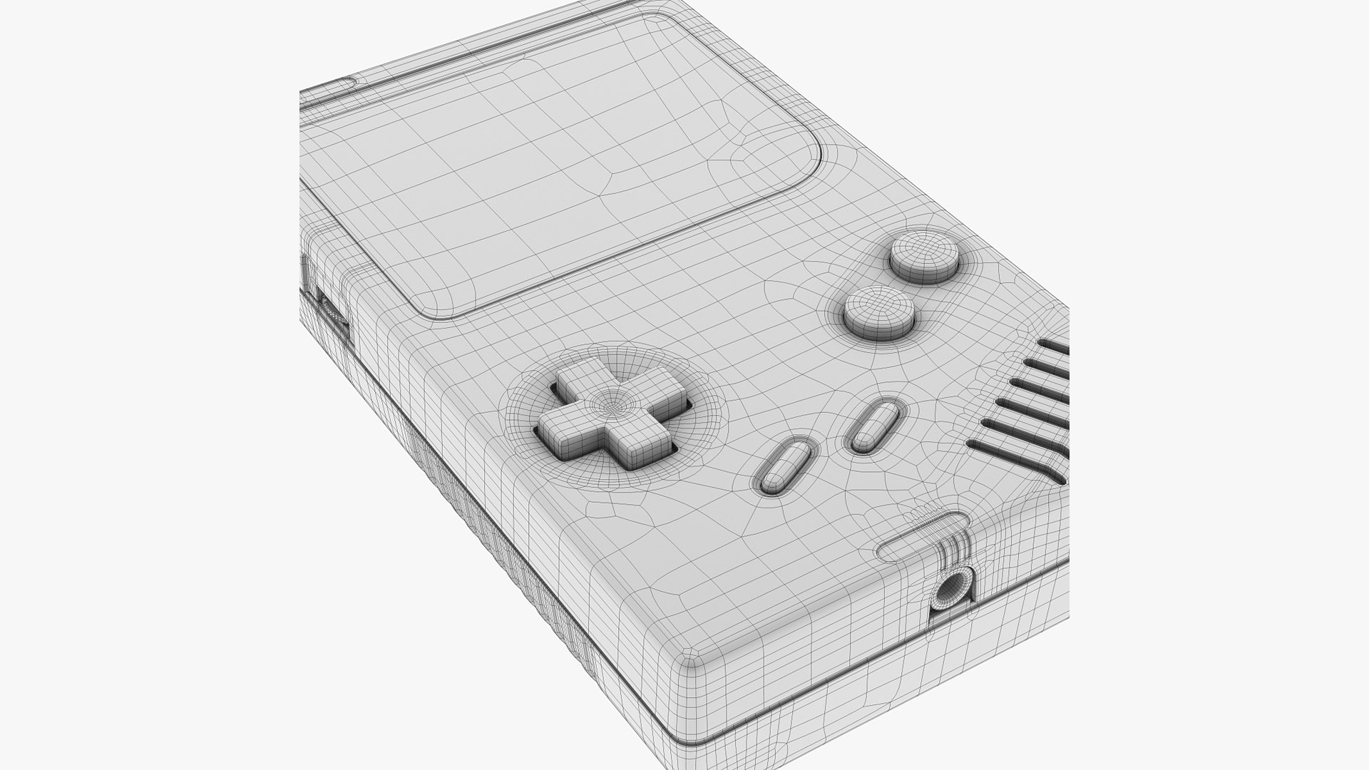 Nintendo Gameboy 3d Model