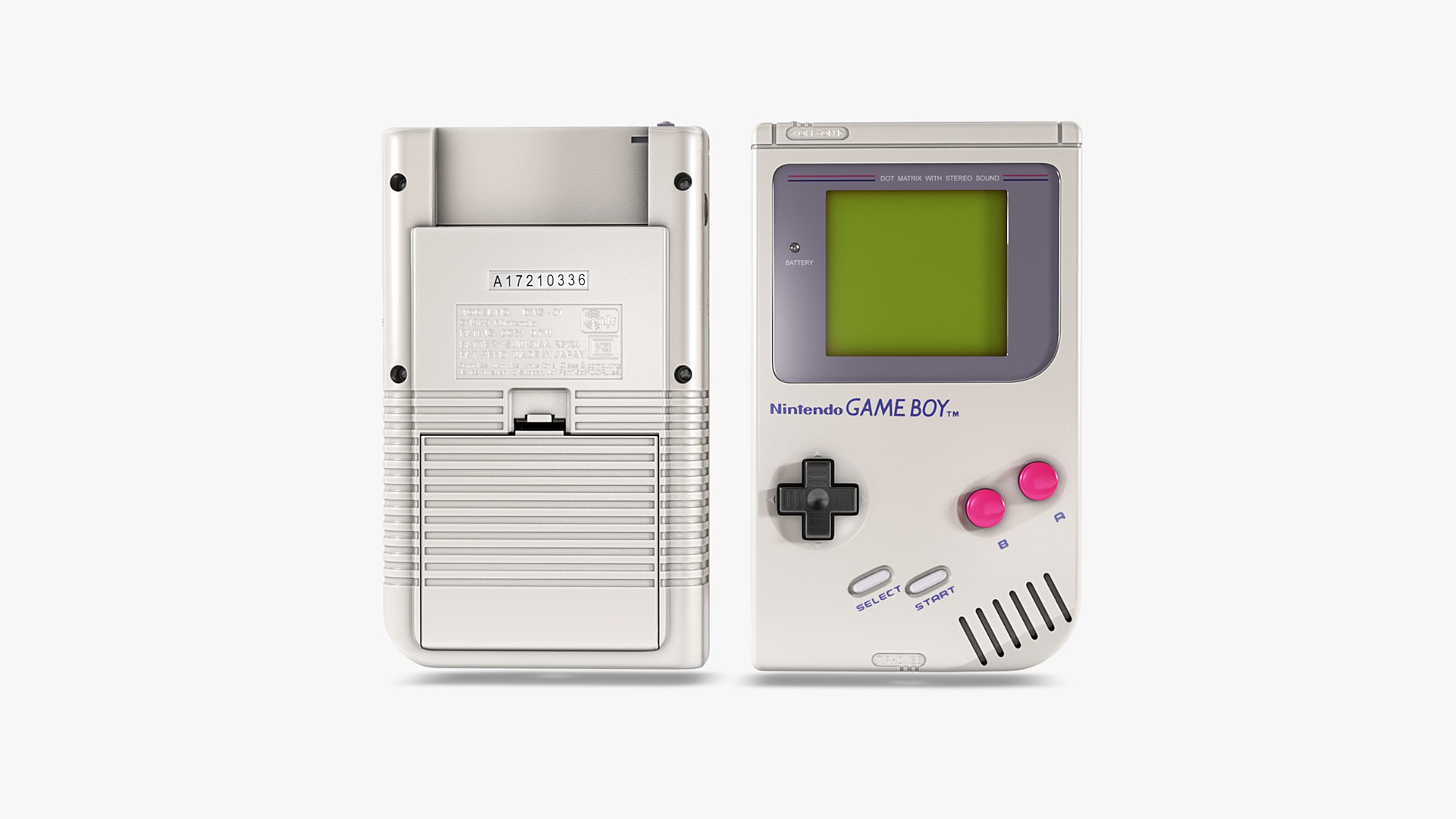Nintendo Gameboy 3d Model