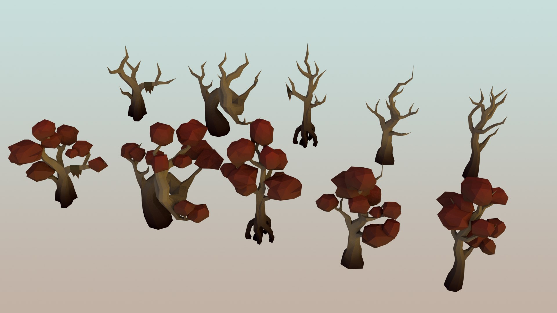Trees Swamp Pack 3D Model - TurboSquid 1353715