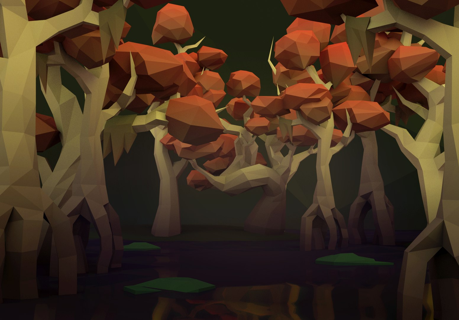 Trees Swamp Pack 3D Model - TurboSquid 1353715
