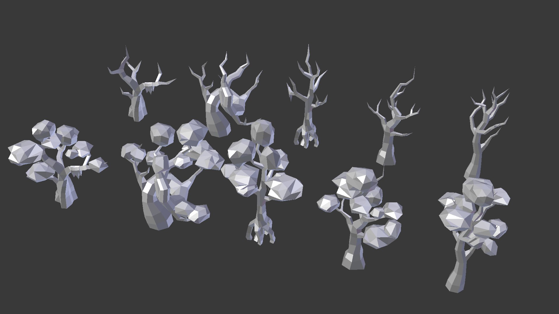 Trees Swamp Pack 3D Model - TurboSquid 1353715