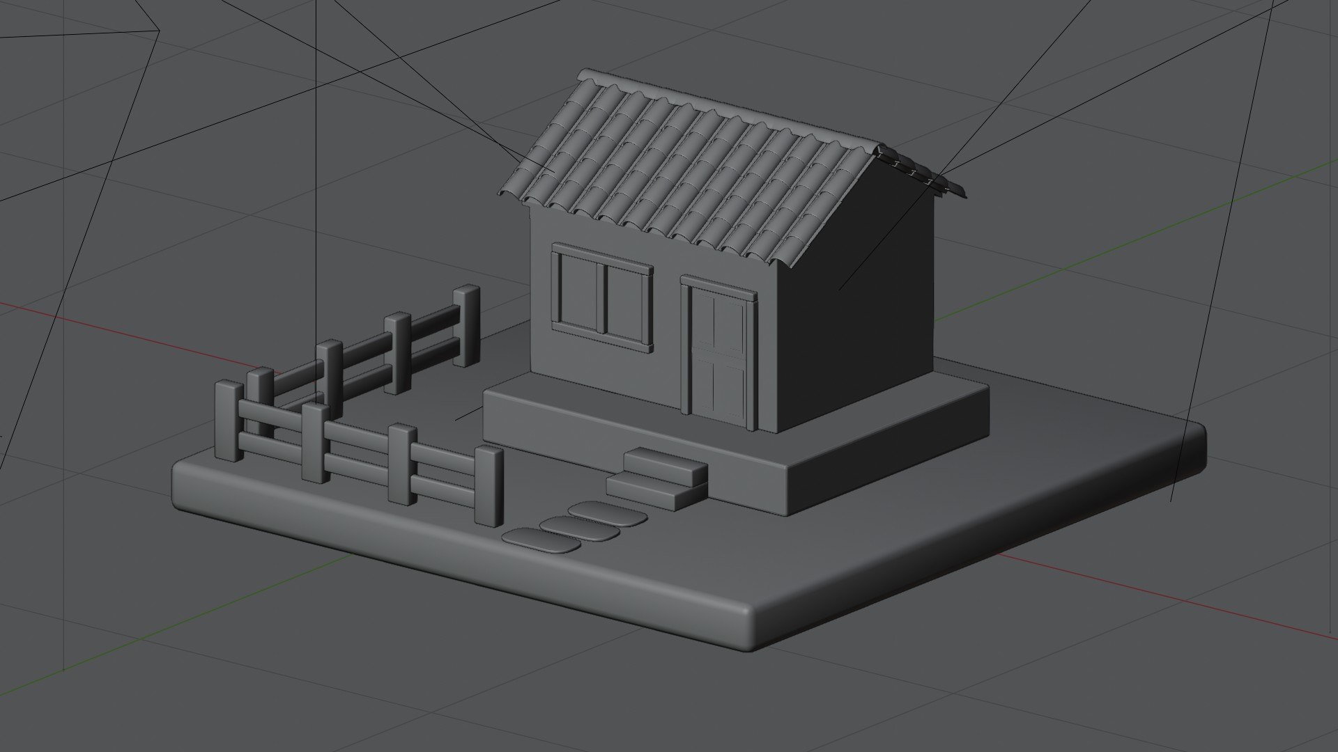 Building Cartoon 3D Model - TurboSquid 2308978