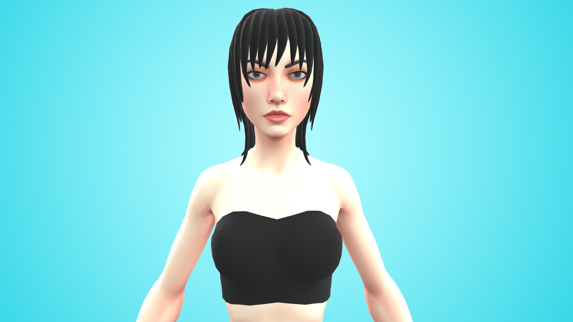 Xian - Female Base Mesh - Cartoon Character 3D - TurboSquid 2064267