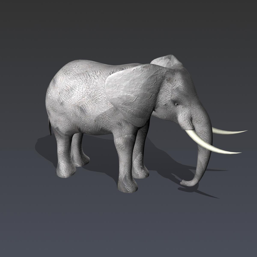 3d model elephant animation