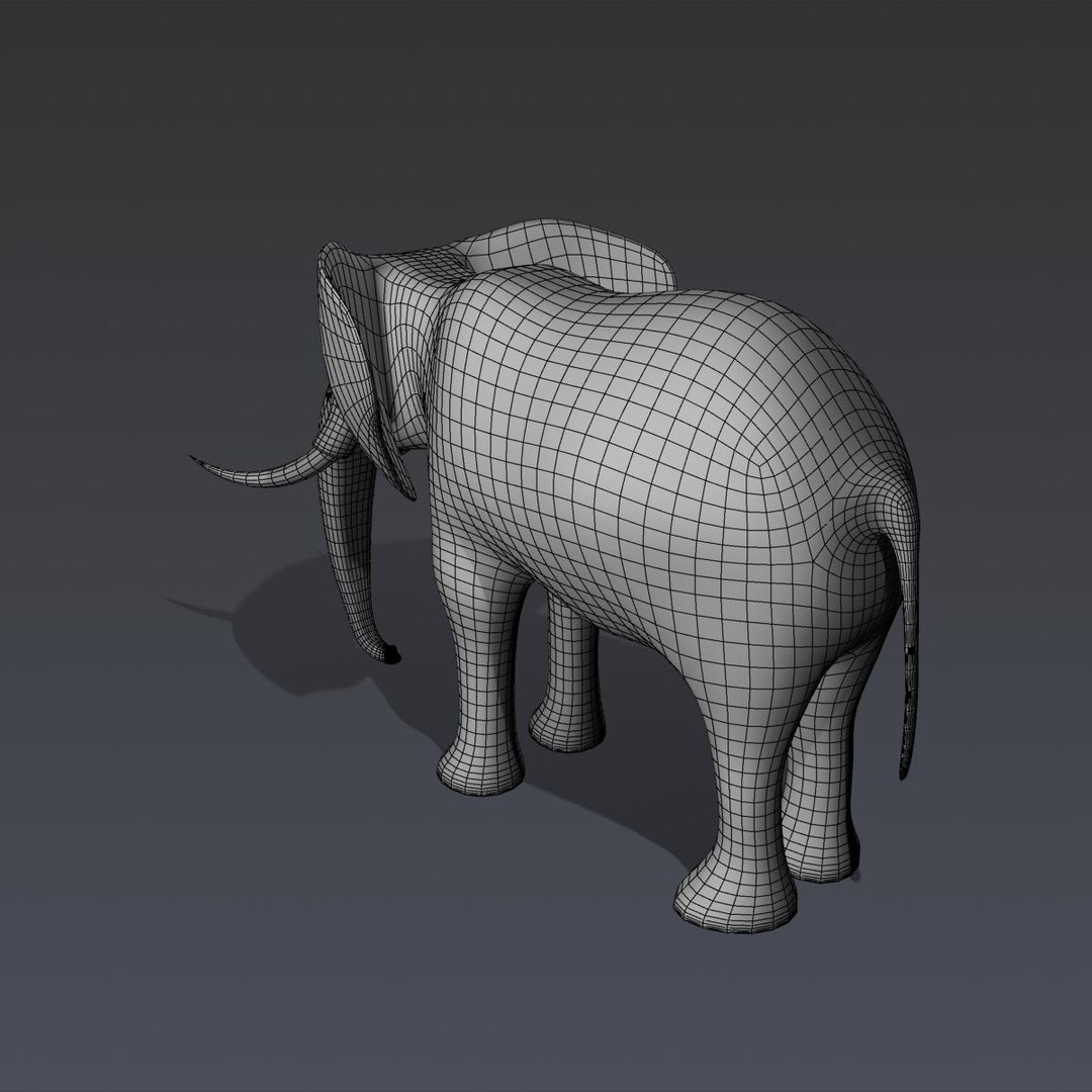 3d model elephant animation