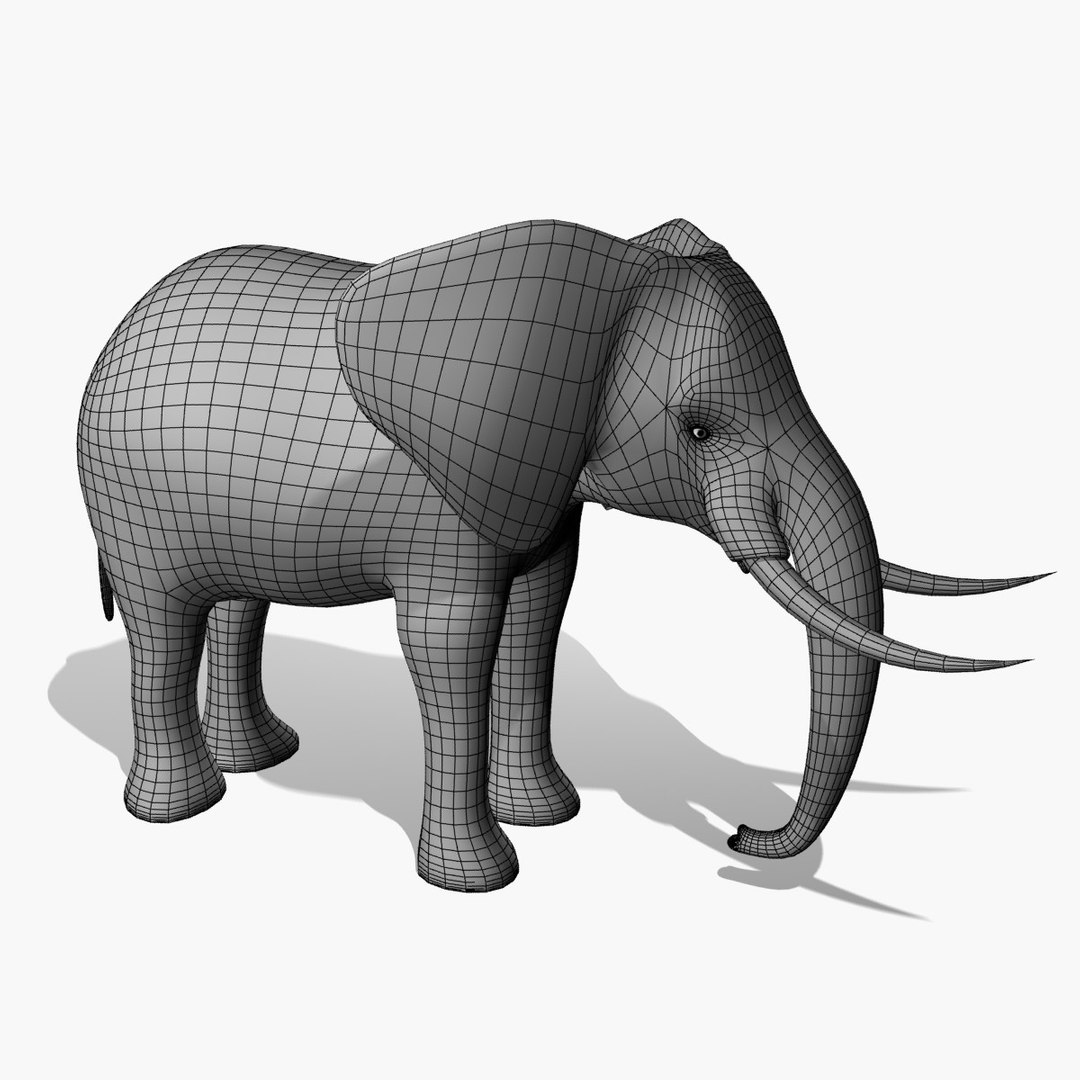3d model elephant animation