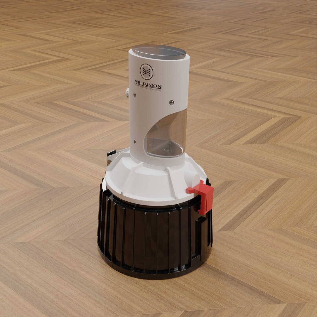 Mr Fusion From The Movies Back To The Future Part II III 2015 3D Model ...