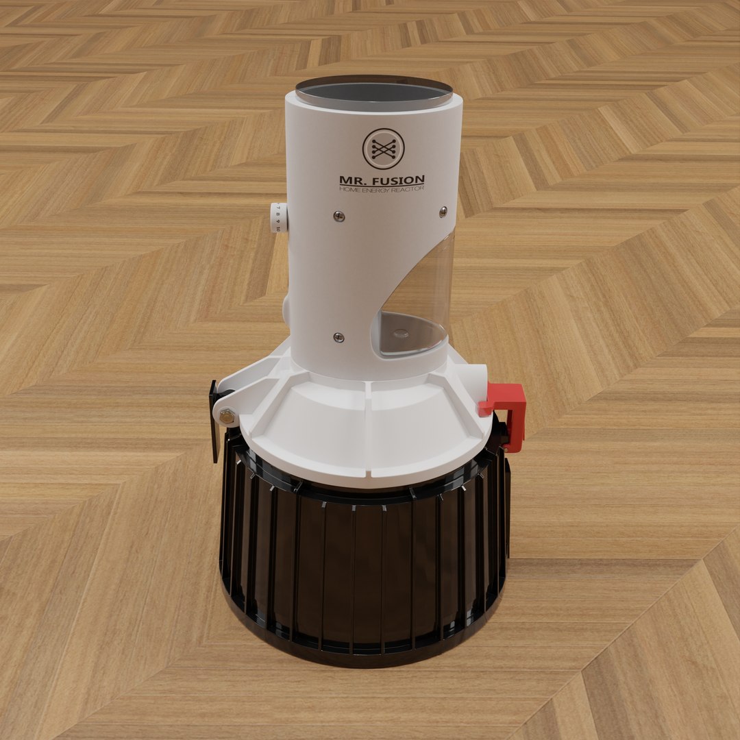 Mr Fusion From The Movies Back To The Future Part II III 2015 3D Model ...