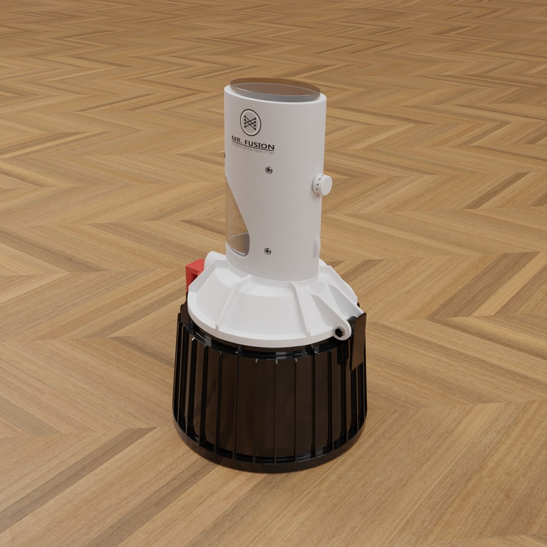 Mr Fusion From The Movies Back To The Future Part II III 2015 3D Model ...