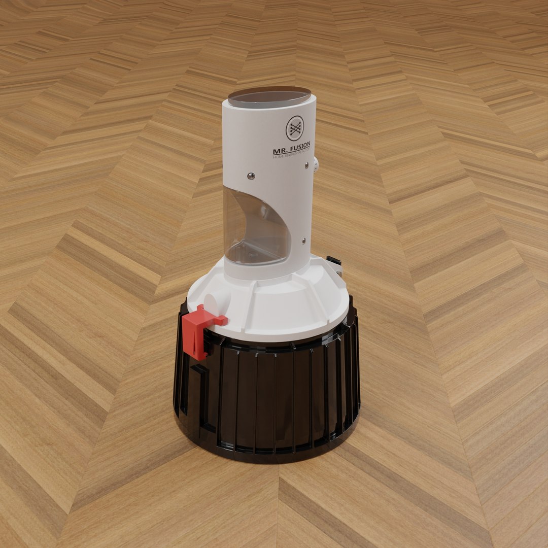 Mr Fusion From The Movies Back To The Future Part II III 2015 3D Model ...