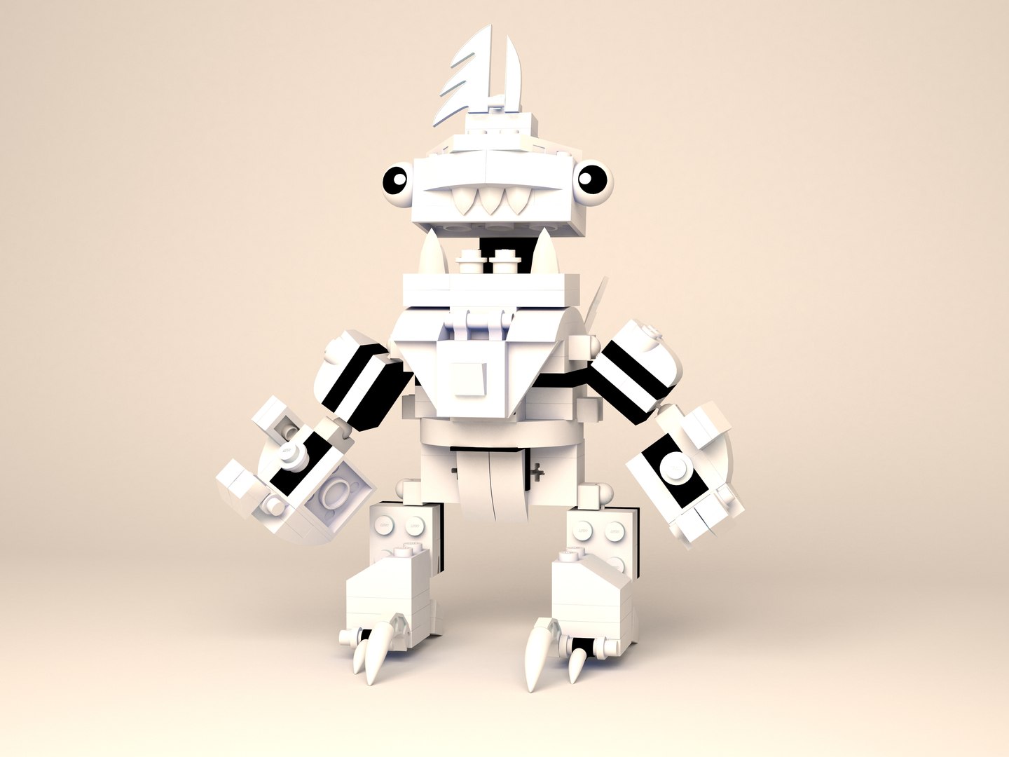 3d Model Lego Mixels Frosticons