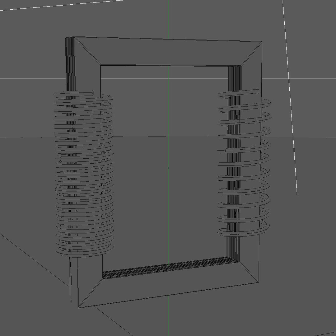 Schematically Transformator 3D Model - TurboSquid 1296145